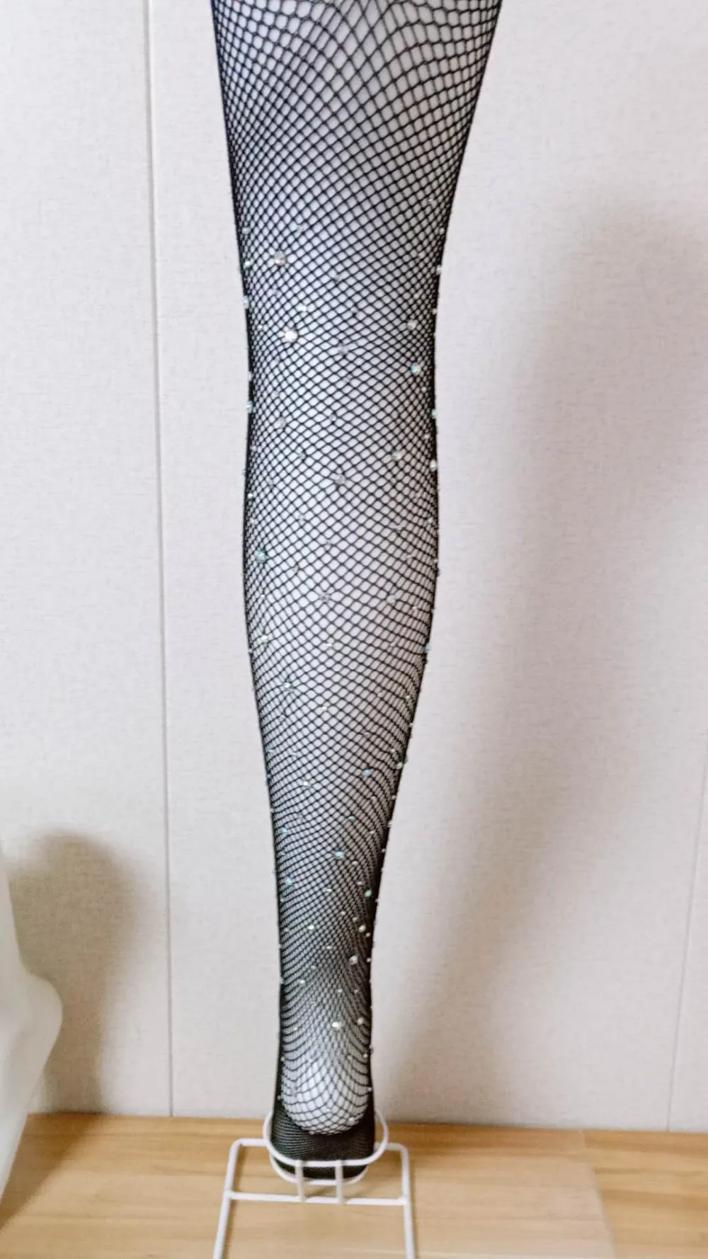 Huayi Hot Sale Seamless Crystal Clear Diamond Tights Fishnet Body ...