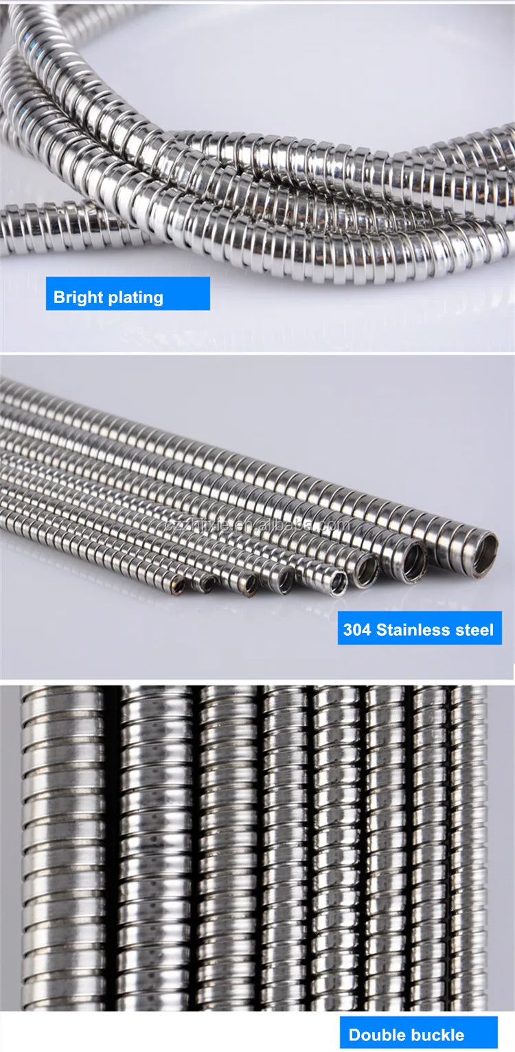SS Interlock 304 Corrugated Stainless Steel Tube