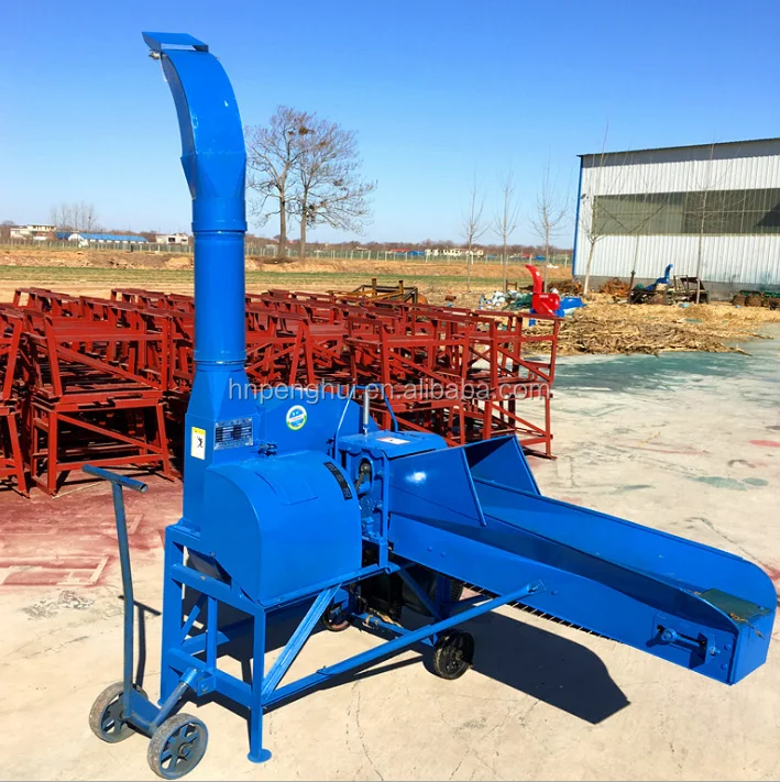 Small Electric Hay Straw Crusher Grinder Machine - High Productivity