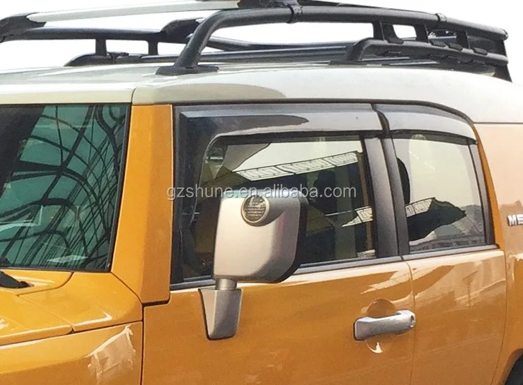 FJ Cruiser Window Visors - High Quality PC Injection Vents