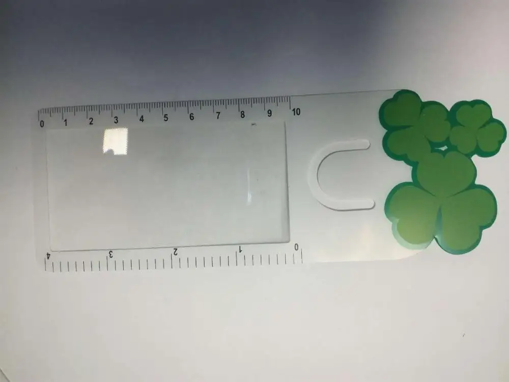 Multi-function PVC Plastic Name Card Bookmark Magnifier