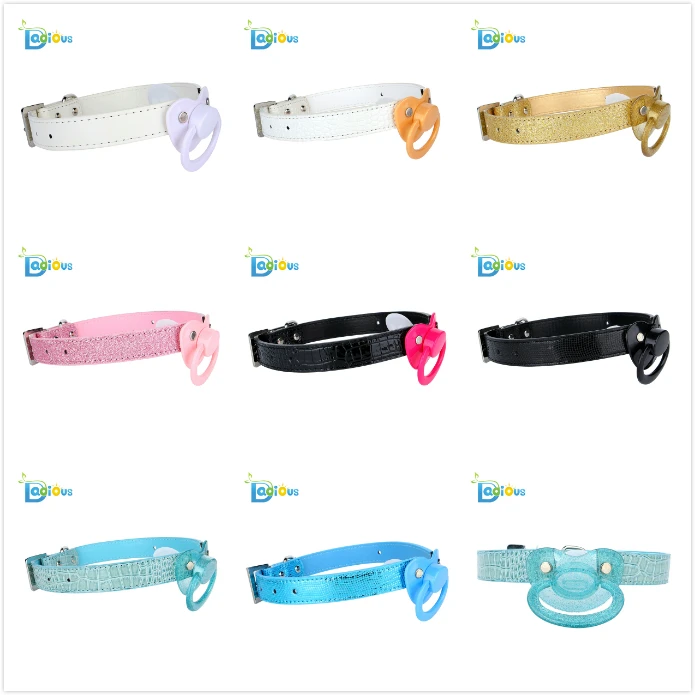 2018 More Color Pu Leather New Item Of Ddlg Little Place Adult Pacifier ...