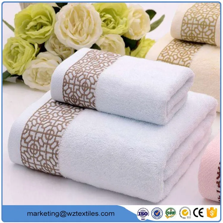Hot Sale 100% Cotton Terry Face Towel /jacquard Hotel Face Towle/ Hand ...