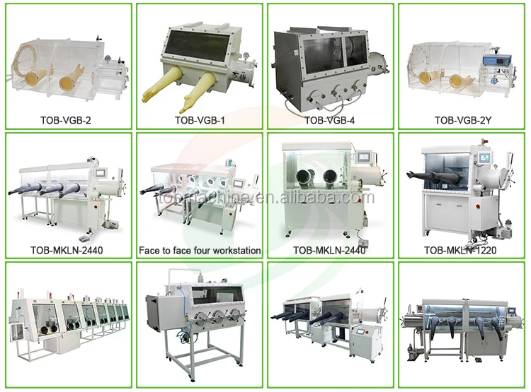 Laboratory Vacuum Valve Glove Box for Chemistry Lab - TOB