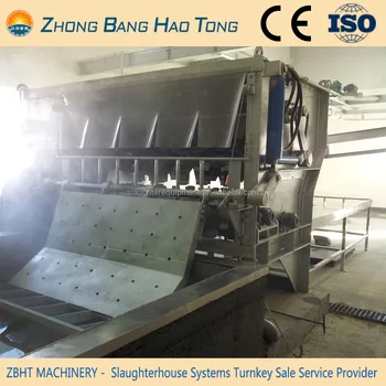 Pig Hair Removal Machine Used Together With Scalding Tank In Pig ...