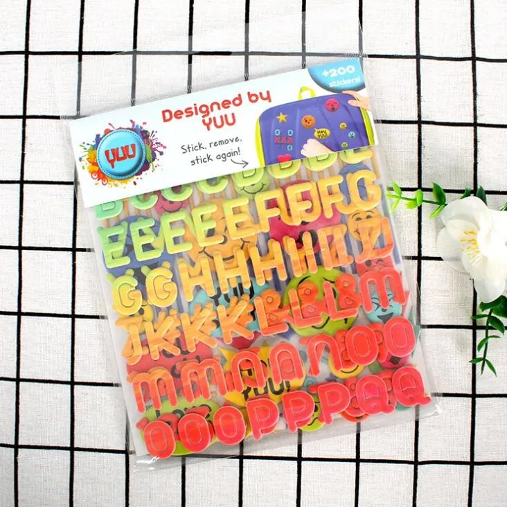 Custom Design Diy 3d Eva Foam Sticker,Letter Foam Sticker,Smiling Faces ...