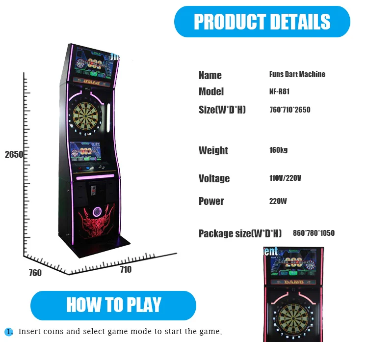 2019 Electronic Dart Machine Dart Board Machine for Amusement Center or ...