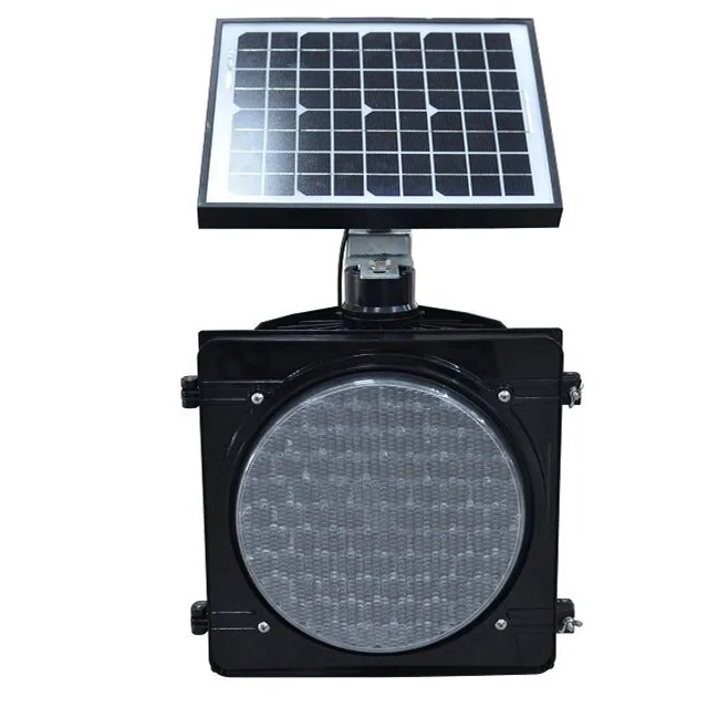 24 Hour Flashing LED Solar Beacon - Reliable Red Lights