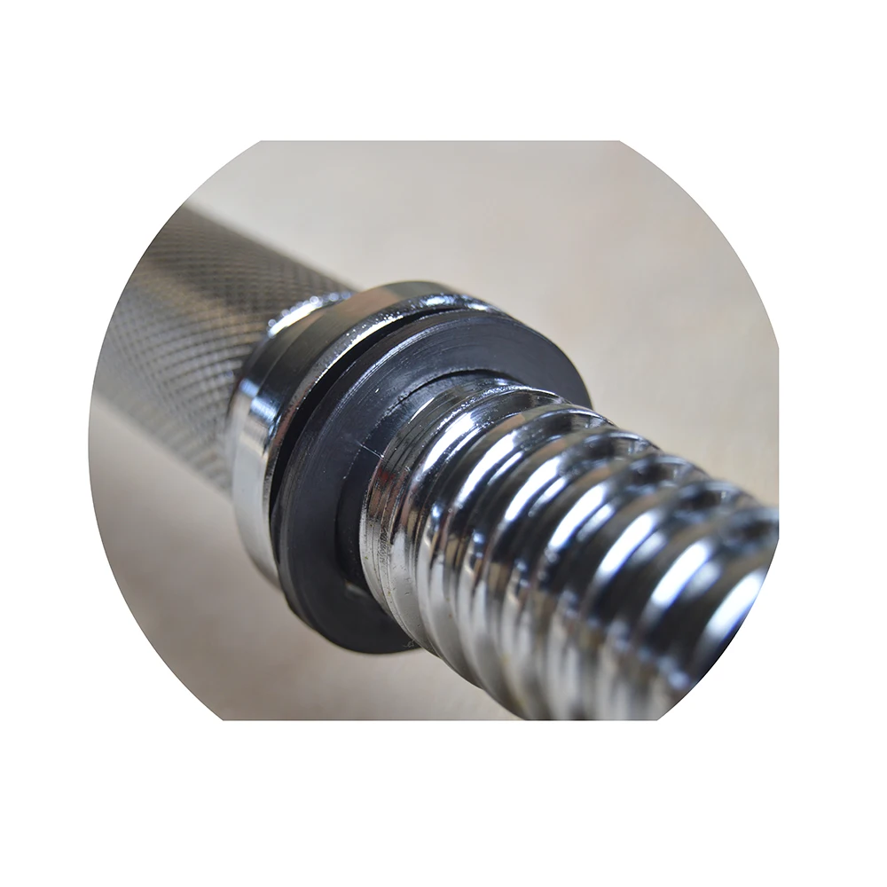 High Quality Wholesale Gym Threaded Barbell Bar Plastic/coated Dumbbell ...