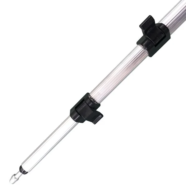 Aluminum Portable 3 Sections Telescopic Tripod Stand Fishing Rod Holder ...