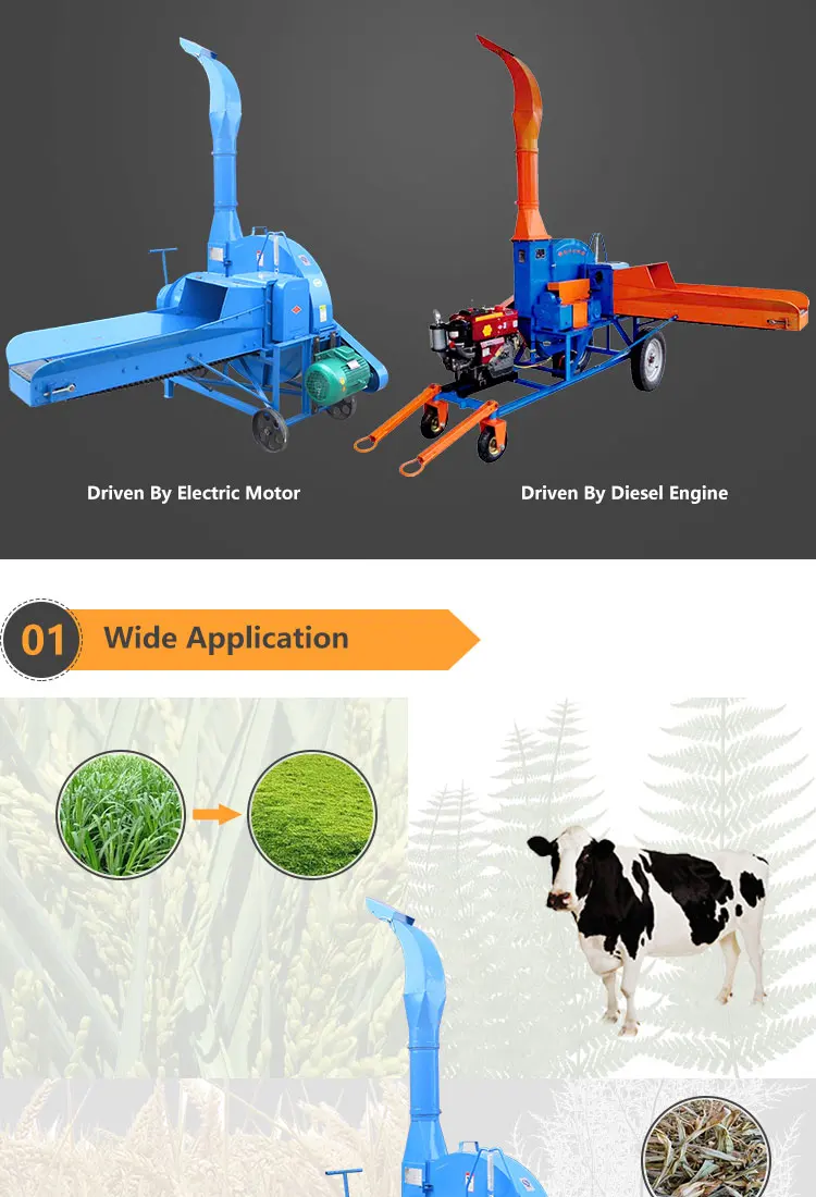 Efficient Corn Silage Machine - High Productivity Chaff Cutter