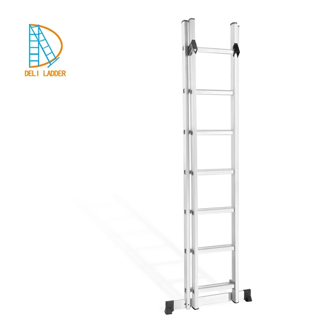 Deli Extension Ladder 15 Meter - Aluminum, Shrink Wrapped