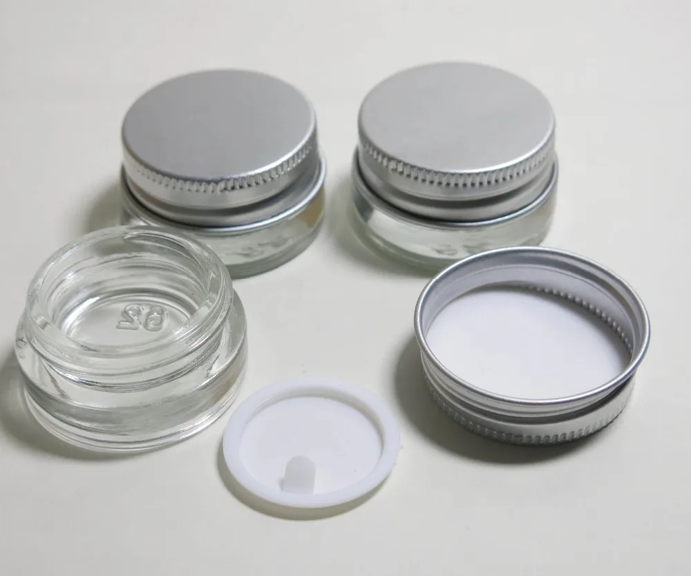Shop Our Factory Sale - Clear Glass Cream Jars with Lids