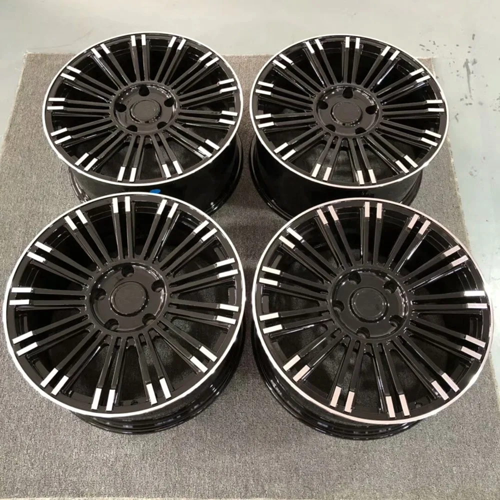 Gloss Black 17 Inch Spoke Alloy Wheel Rims - Buy 17 Inch Spoke Wheel ...