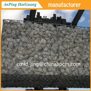 Rock Filled Wire Caged Riprap / Gabion Factory / Wire Mesh Gabion - Buy ...