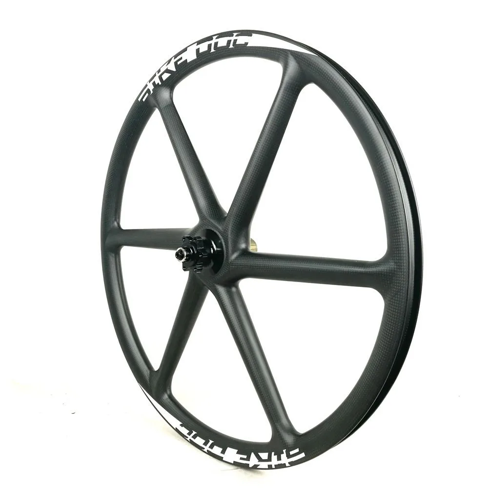 Full Carbon 30mm Width 30mm Depth 26er Mtb Wheels 6 Spoke Bicycle Wheel ...