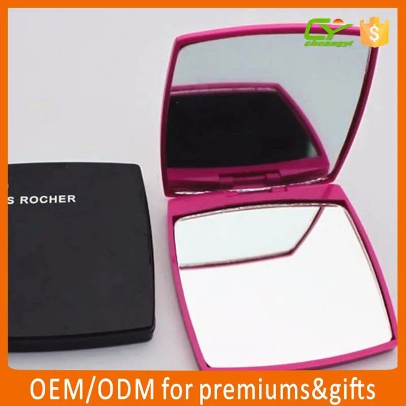 Square Plastic Cosmetic Square Pocket Mirror /custom Flexible Plastic ...