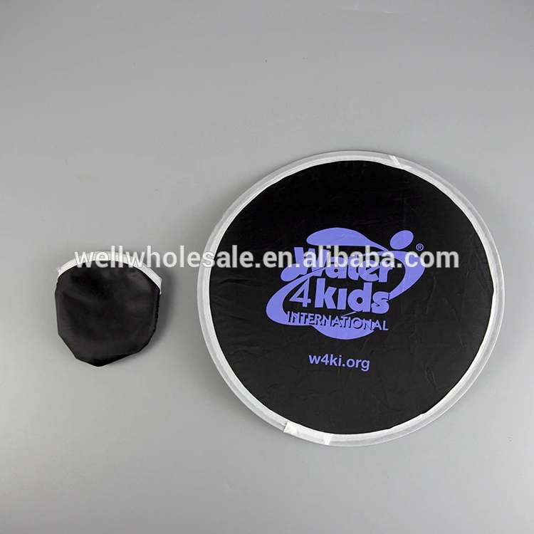 Promotional Portable Fan 190t Polyester Foldable Flying Disc - Buy ...