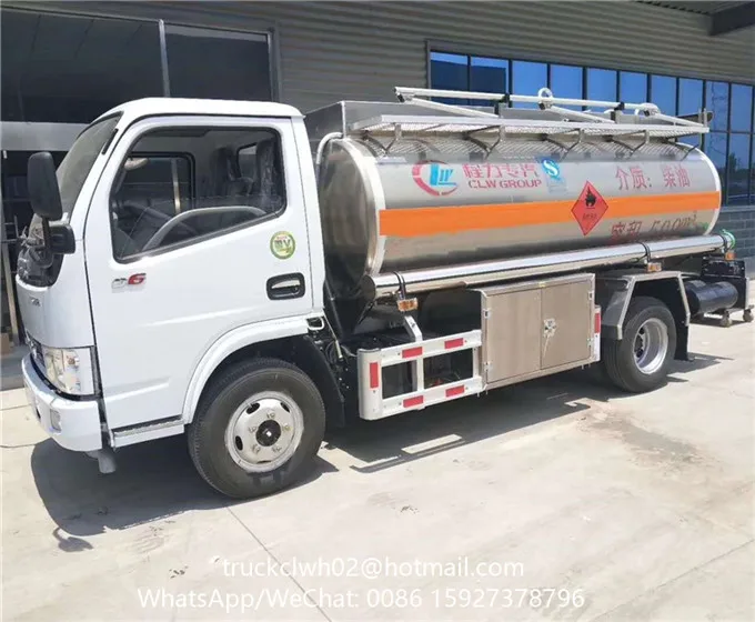 Aluminum Alloy Fuel Tanker - Small Refueling Truck by CLW