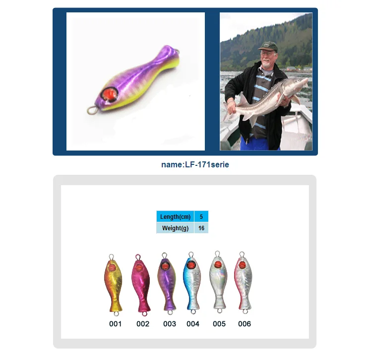 Lf171 China Factory Freshwater Saltwater Wobble Jigs 10g Micro Jig ...