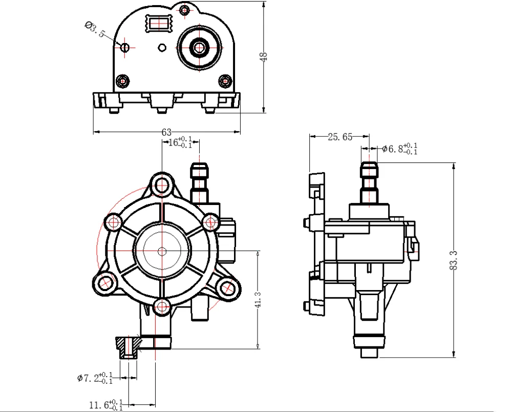 General Desk Fan Parts - Electric Floor Fan Gear Box