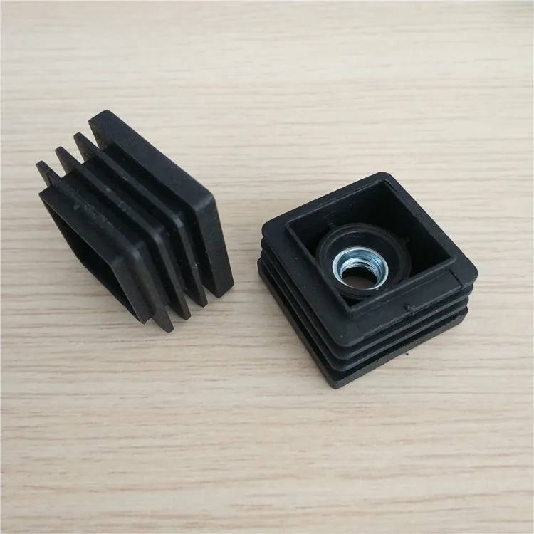30*30mm M6 Square Threaded Inserts For Machine Adjustable Leveling Feet ...
