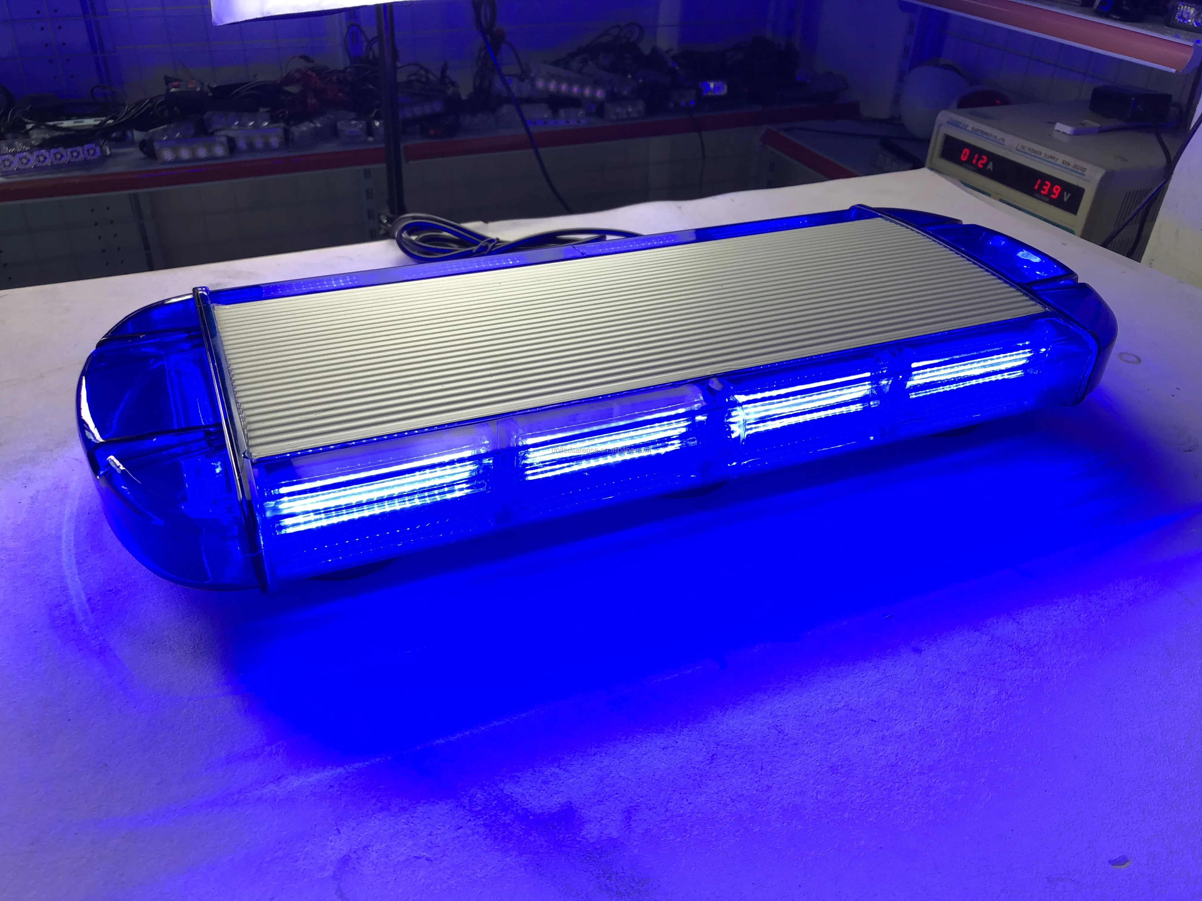 Cob Led Mini Bar Light Wreck Tow Truck Magnetic Mount Flash Strobe Beacon Light Mining ...