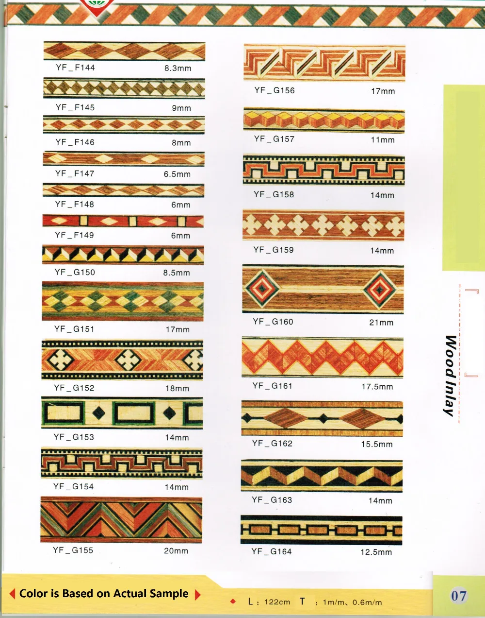 0.5mm Wood Inlay Veneer Strips for Decorative Projects