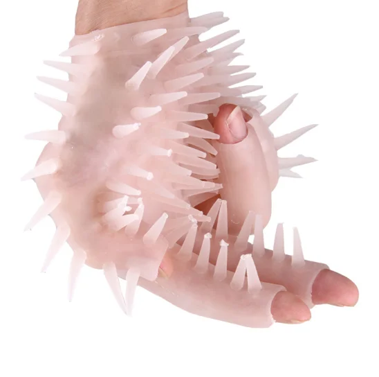 Guantes sexuales de silicona con pinchos para parejas, juegos sexuales ...