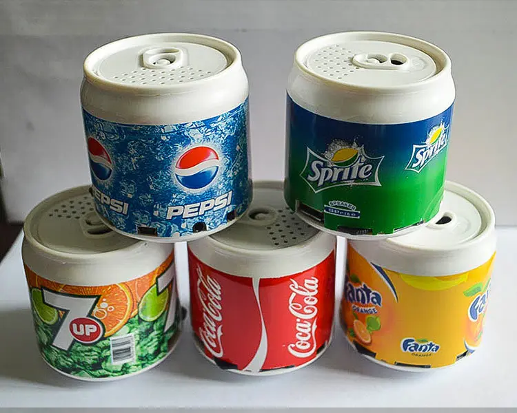 Hot Selling Cheap Price Portable Soda Tin Beer Can USB Mini Speaker for ...