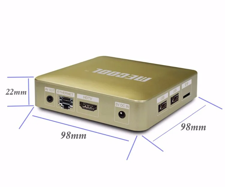 MECOOL HM8 4K Android Smart TV Box - Digital Set Top Box with Remote ...