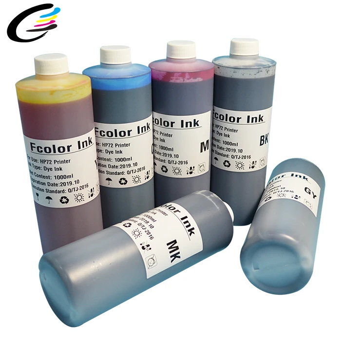 Water Based Bulk Refill Dye Ink For Hp72 For Designjet T610 T620 T770 ...
