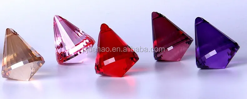 Factory Direct Supply 30mm 40mm Seven Color Crystal Ball Crystal Drop ...