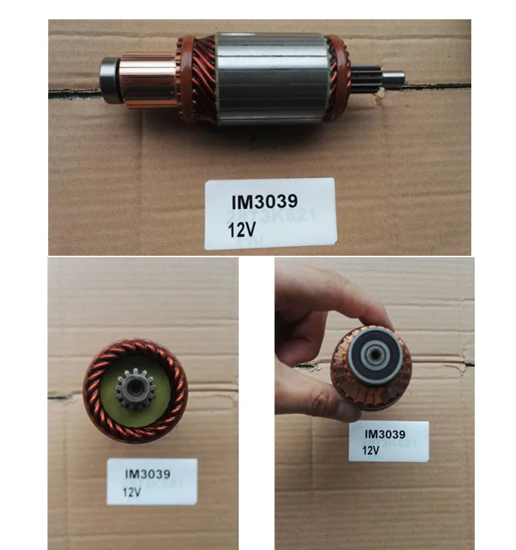 Im3088 Im3039 61-8340 M105x43671 Me701446 24v 12v 13t Armature For ...