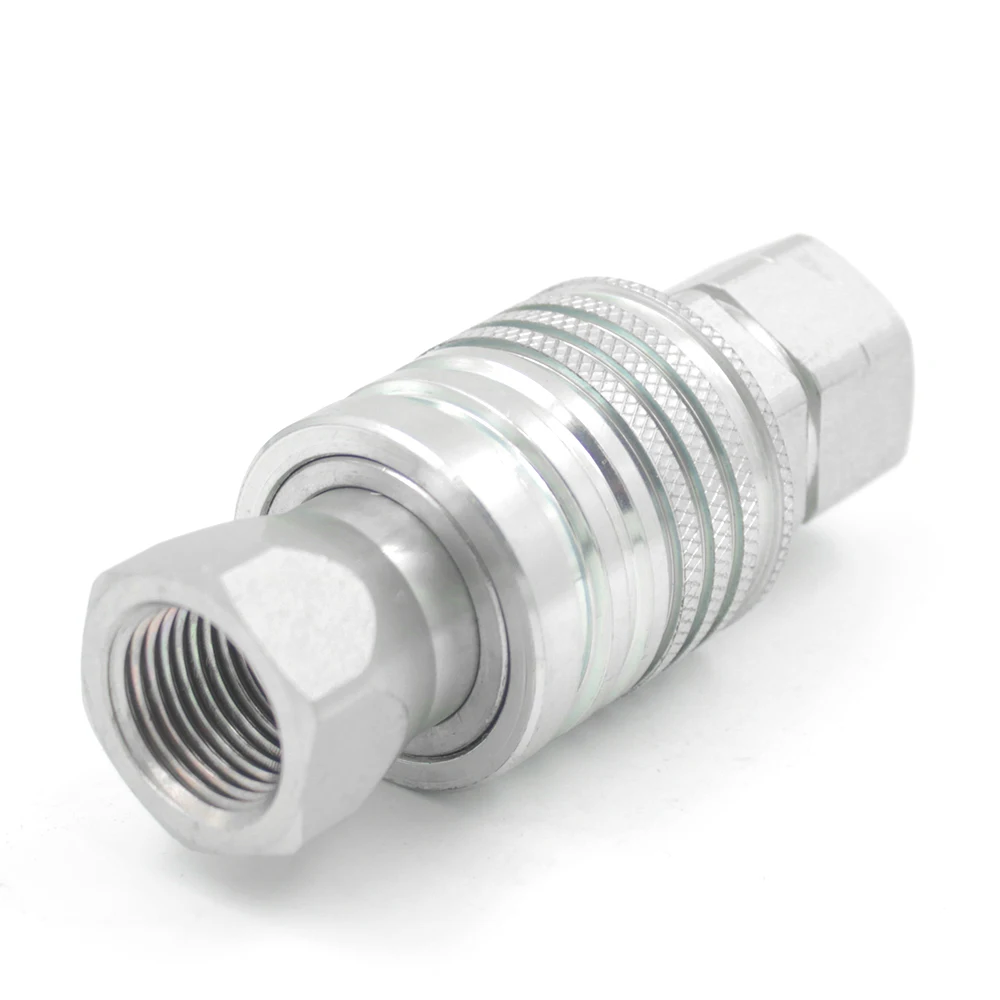 1/2" Bsp Npt Female Thread Iso7241-1a Zinc Nickel Plating Qrc Hydraulic ...