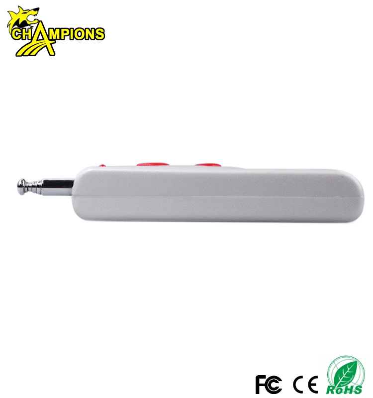 433mhz Wireless Rf Remote Control With White Case And 2 Red Buttons ...