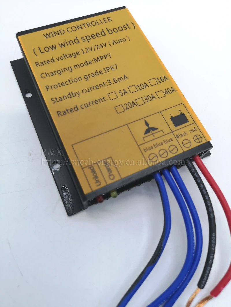 400w MPPT Wind Turbine Charge Controller - 12v/24v Auto Switch