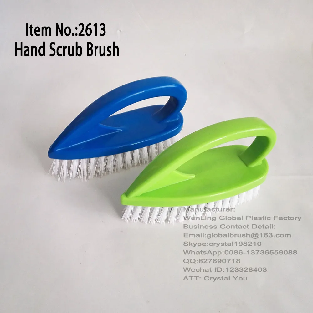 Item No.2613 Heavy Duty Iron Shape Plastic Scrubbing Brush - Buy Plastic Scrubbing Brush,Iron ...