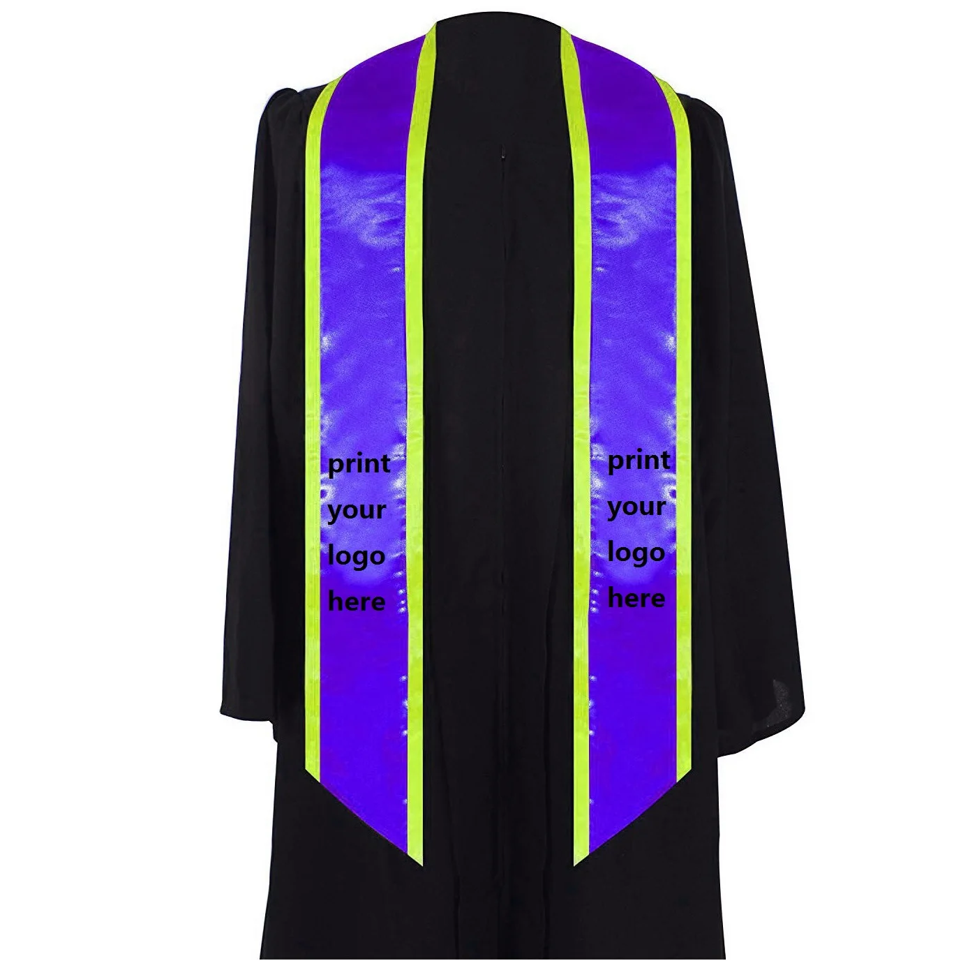 Wholesale Printed Custom Logo Graduation Honor Stoles For College - Buy ...