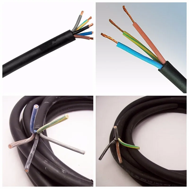H07rn-f 4 Core Rubber Flex Trailing Cable 1.5mm Ho7rnf Ho7 H07rnf - Buy ...