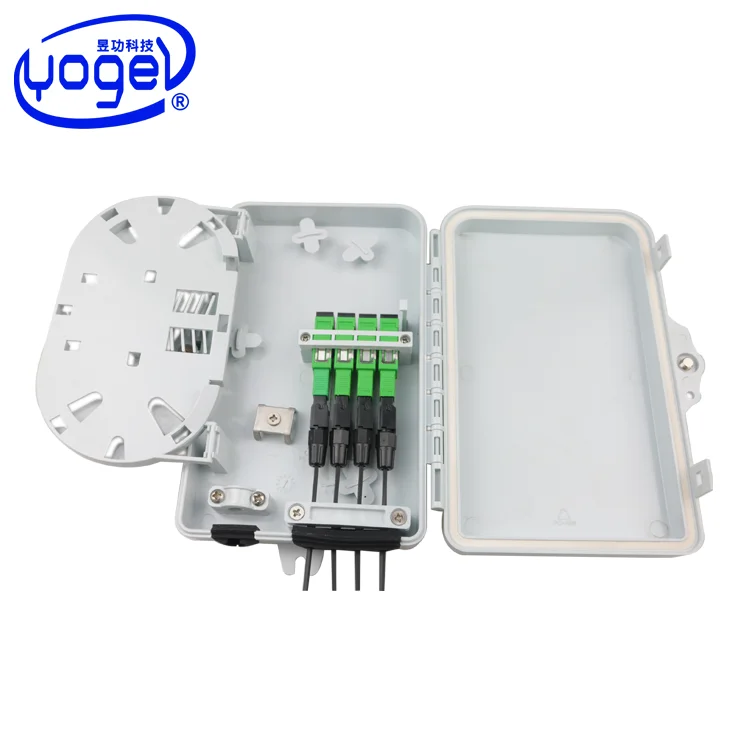 Ftth 4 Core Nap Box Fiber Optic Mini Terminal Box Indoor Mini Odf - Buy ...