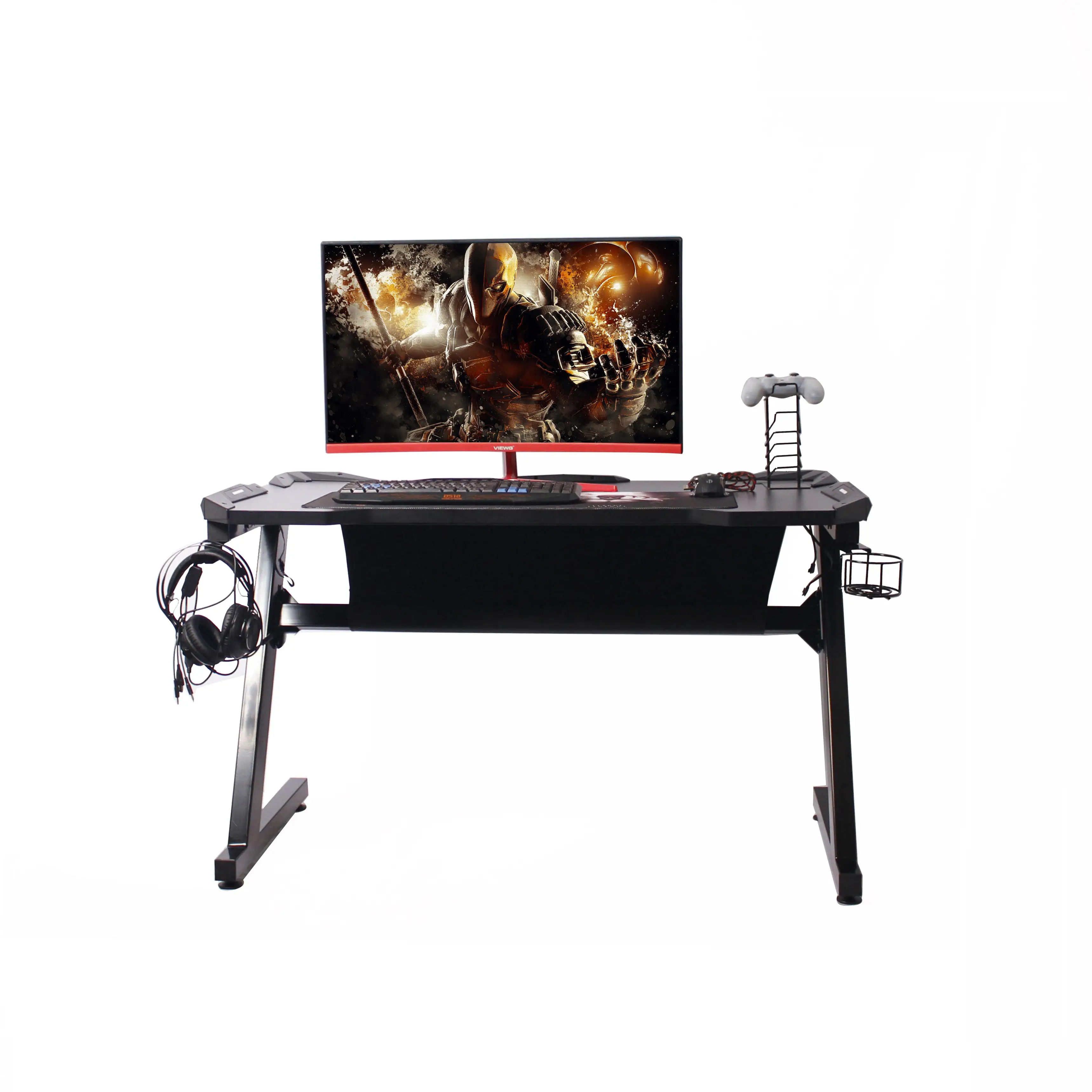 Height Adjustable Gaming Chair Desk Computer Racing Desk & Modern ...