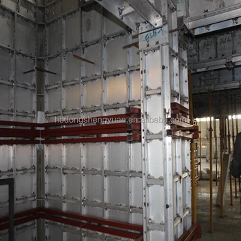 Aluminum Formwork System Concrete Wall Metal Forms Metal Steel Flat Tie ...