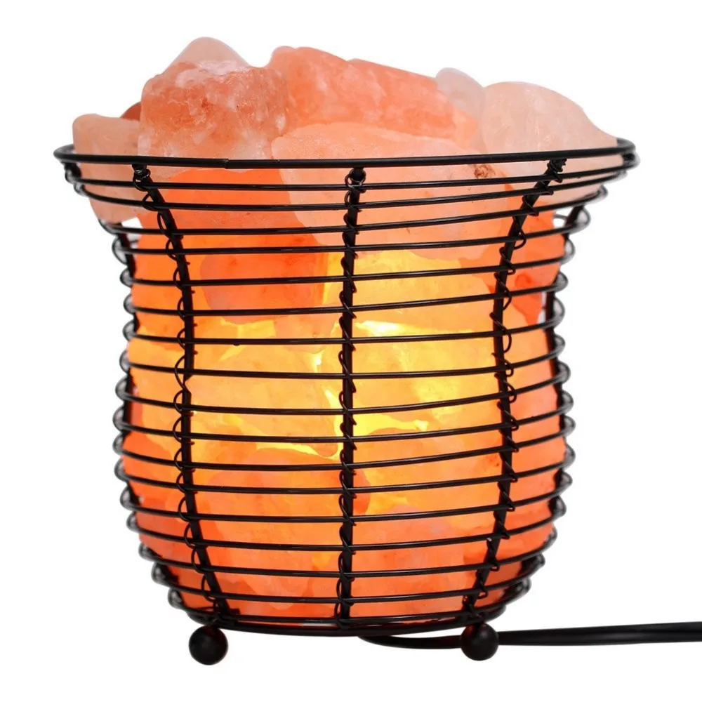 Natural Pink Crystal Himalayan Rock Salt Lamp Natural Hand Carved ...