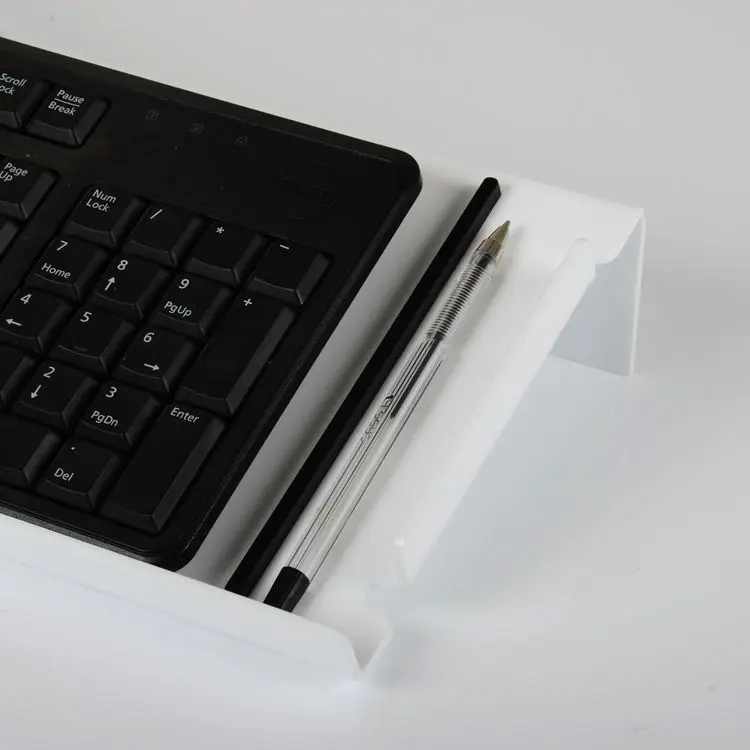 Angled Ergonomic Acrylic Computer Keyboard Stand/platform - Buy Acrylic ...