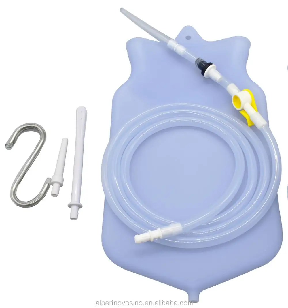 Silicone Enema Bag Kit Or Enema Douch Bag Kit,Portable Enema Kit Colon ...