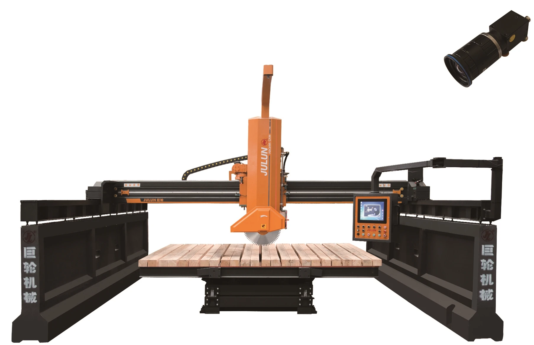 High Efficiency Laser Granite Marble Stone Cutting Machine (sqc-600-cam ...
