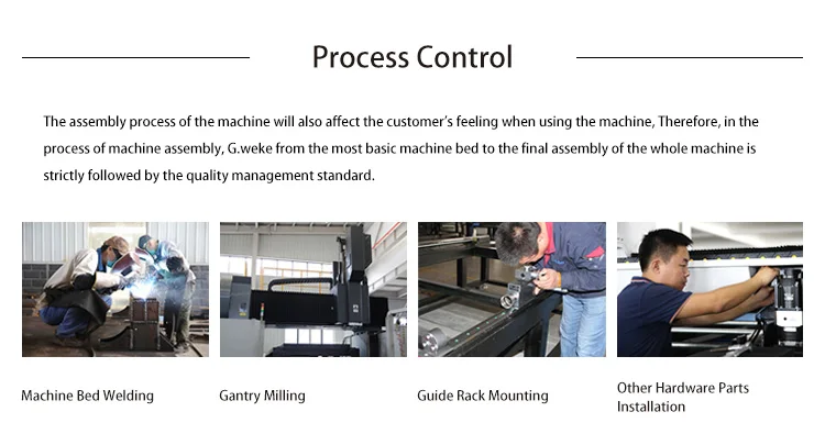 G.weike 1000W Fiber Laser Cutting Machine - Precision & Power