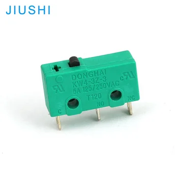 Kw4-3z-3-ic Small Micro Limit Switch 5a 250v T120 3 Pin Donghai Switch Green 1n0 1nc - Buy Limit ...