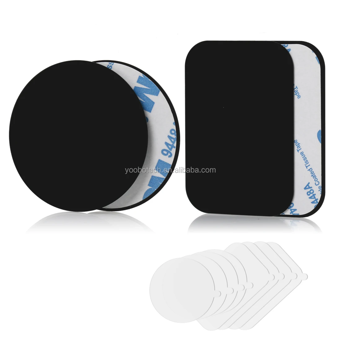 Car Strong Sticky 3m Adhesive Metal Plate For Magnetic Car Mount Holder ...